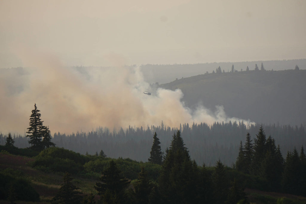 Caribou Lake Fire outside Homer continues to threaten | Peninsula Clarion