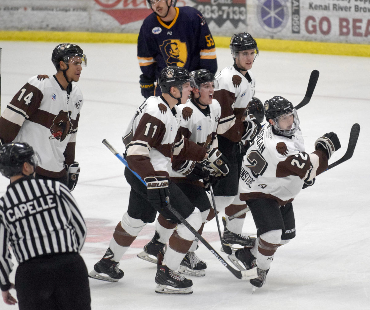 Brown Bears hold off Ice Dogs | Peninsula Clarion