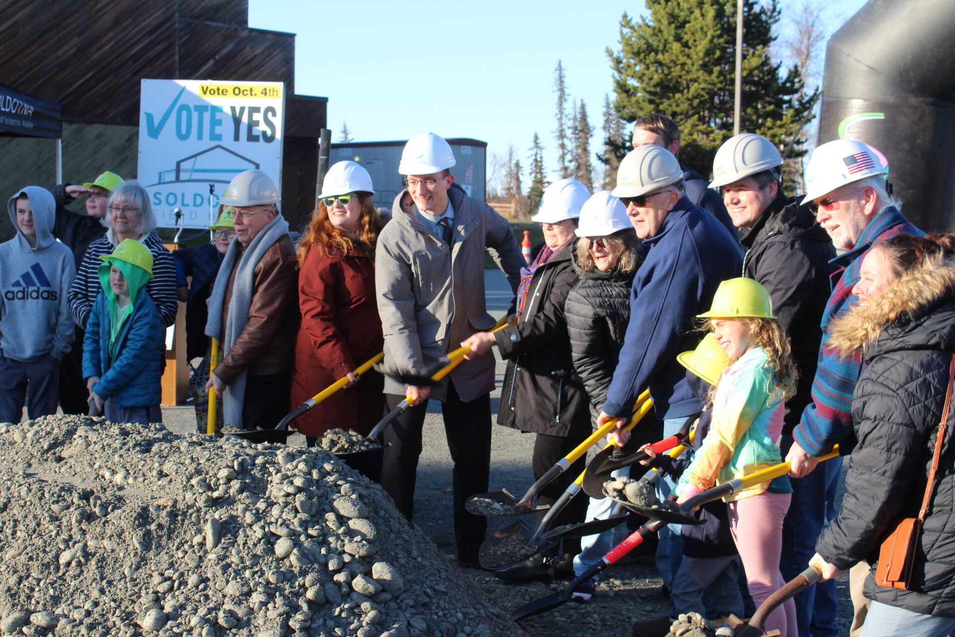 Soldotna breaks ground on field house | Peninsula Clarion