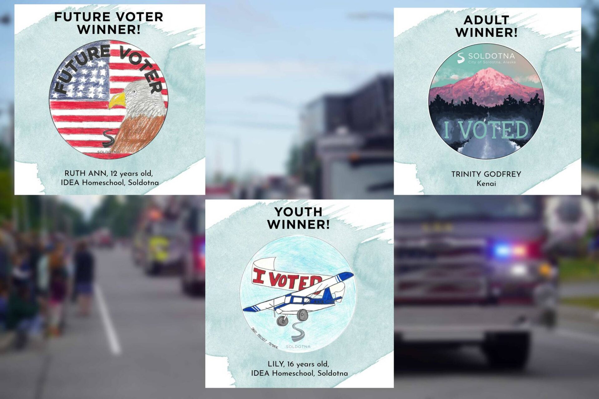 Winners announced for Soldotna voting sticker design contest ...