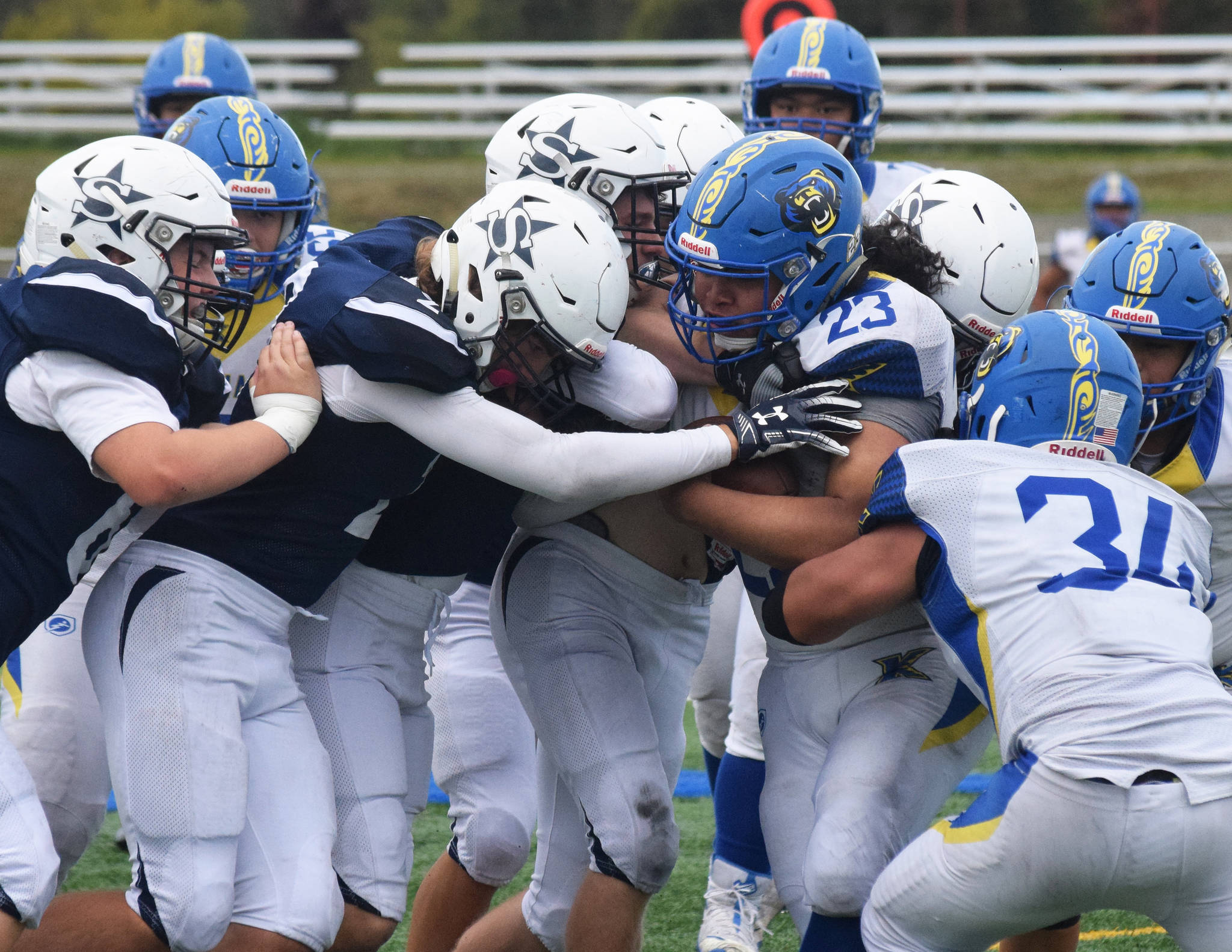 SoHi football routs Kodiak for 1st NLC win of year | Peninsula Clarion
