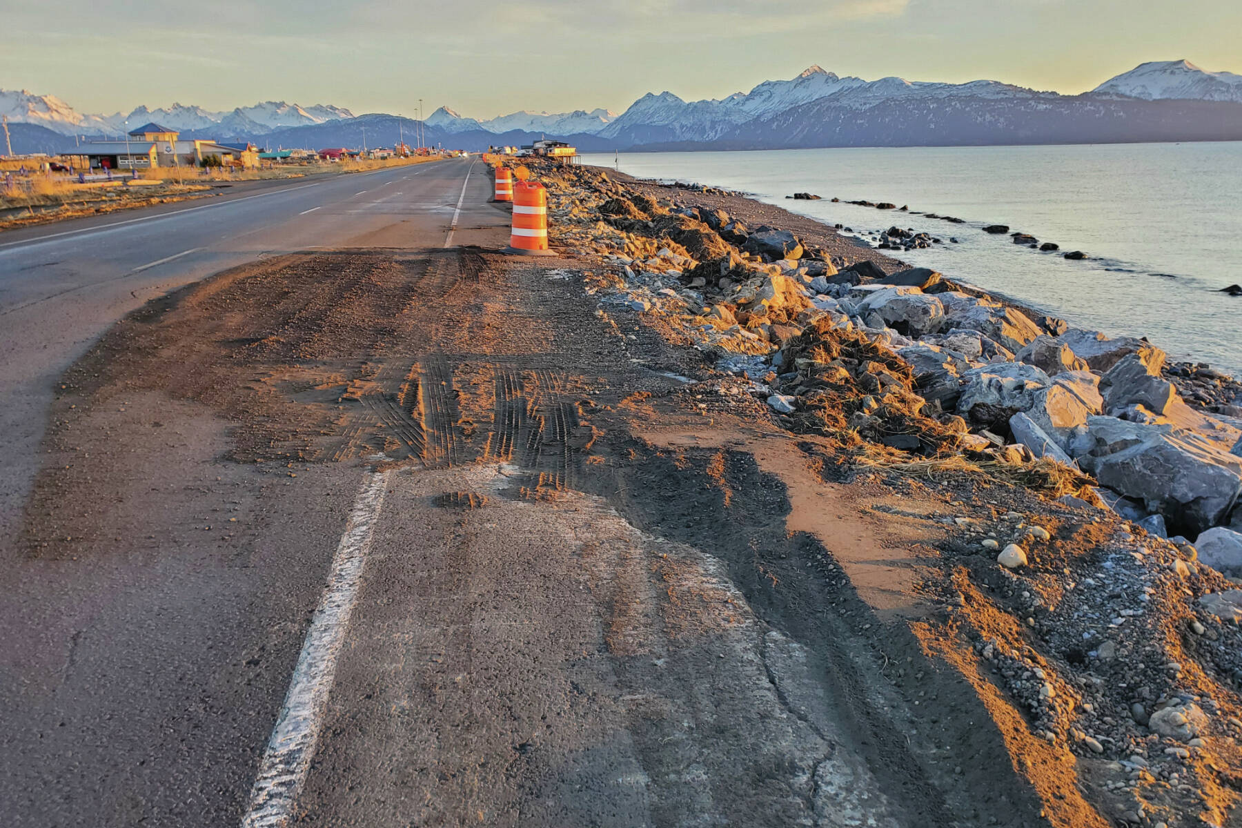 Homer’s Spit road reopened to 2 lanes | Peninsula Clarion
